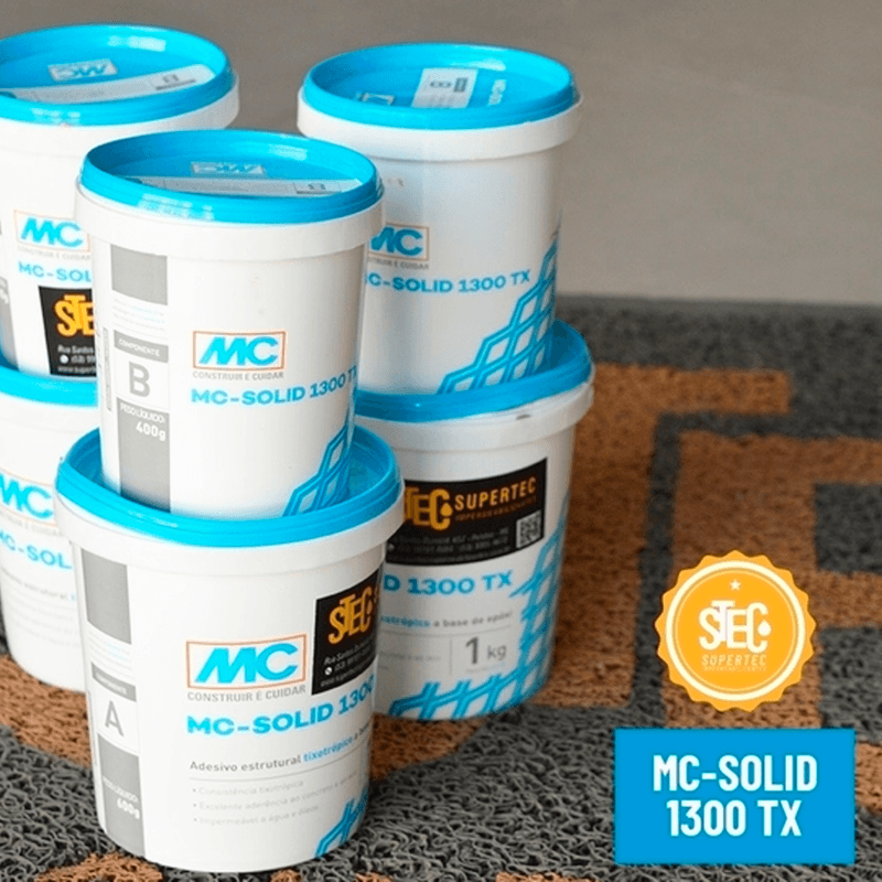MC Solid 1300 TX Adesivo Epóxi 1 kg - MC BAUCHEMIE